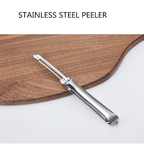 Aniso Kitchen vegetable peeler-Stainless steel rotary peeler for vegetable and carrot fruit,with ergonomic safety and control handle-Dishwasher Safety