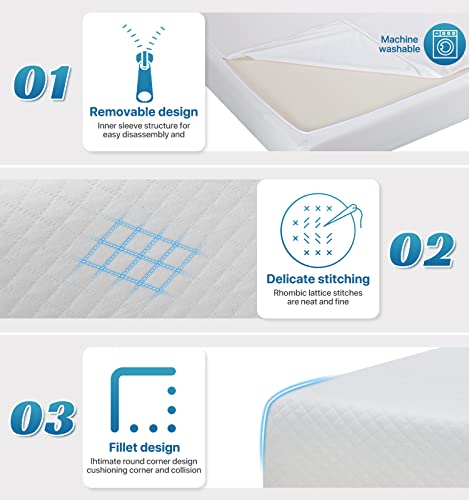 Dkeli Twin Mattress, 6 Inch Gel Memory Foam Mattress for Cool Sleep & Pressure Relief, Medium Firm Single Twin Mattress for Kids, Bed-in-a-Box, CertiPUR-US Certified