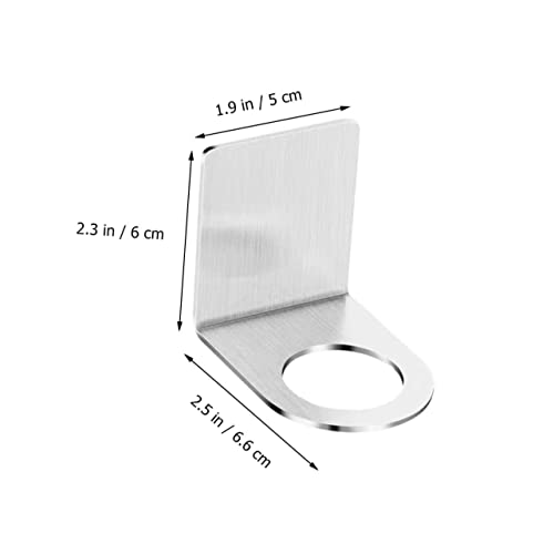 Alipis 2pcs Shower Gel Hanger Shelving Brackets Wall Mount Shelves Hand Wash Dispenser Shower Holder Storage Unit Metal Shelving Heavy Duty Bottle Holder Shampoo Bottle