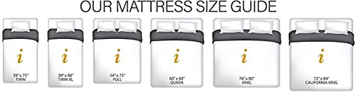 Mielmoon Vinyl Mattress Foam Medium Firm Double Sided Water Resistant (Queen, 7)