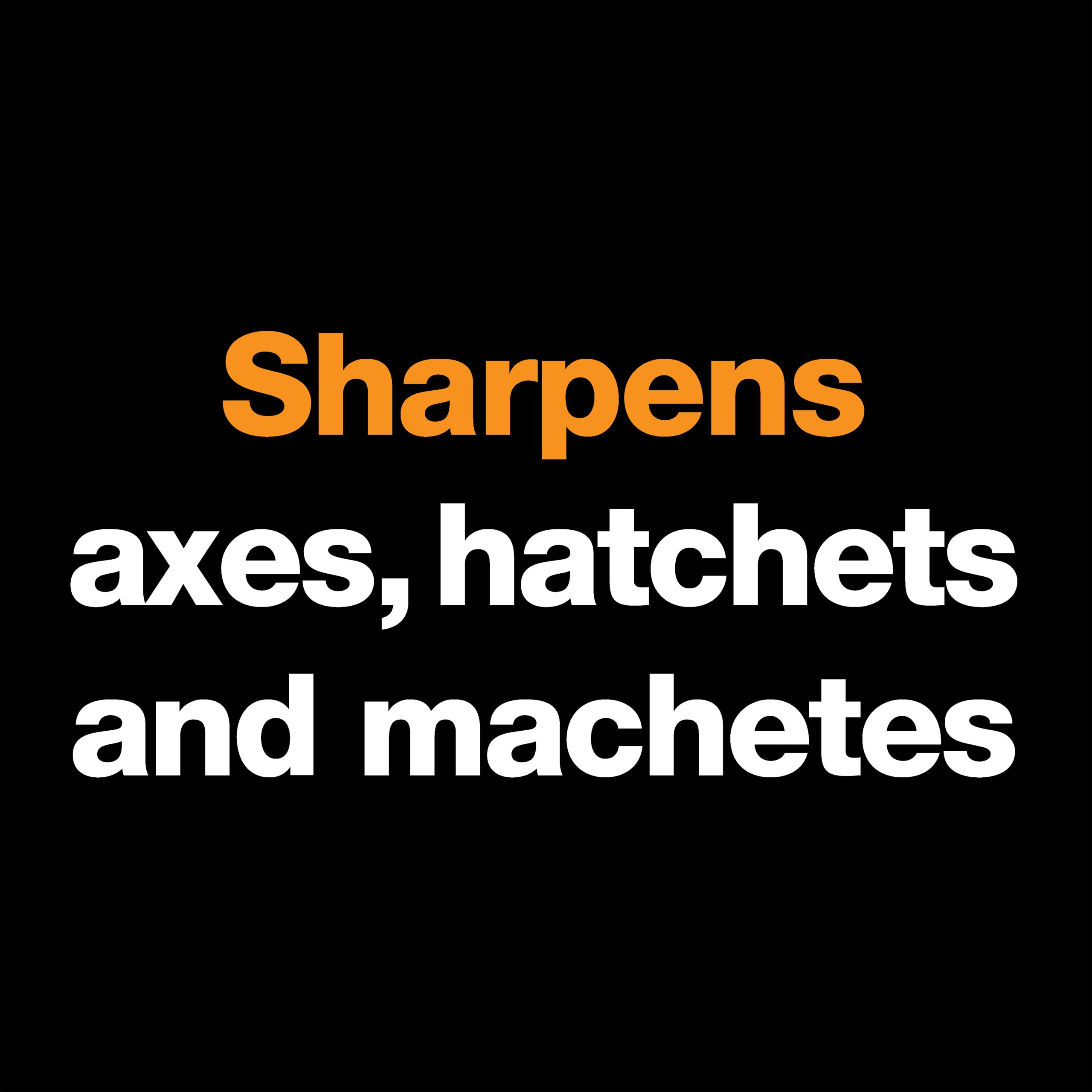 Fiskars 04570000900 Axe and Knife Sharpener, Black, 78616984J, 1