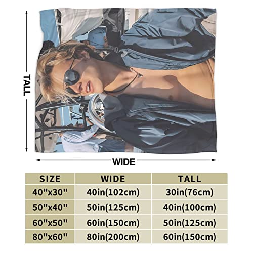 Outer Blankets Banks Television Series Rudy Pankow as JJ and Super Soft and Comfortable Fleece Blankets for Sofa,Office Bed car Camp Couch 50" X40"
