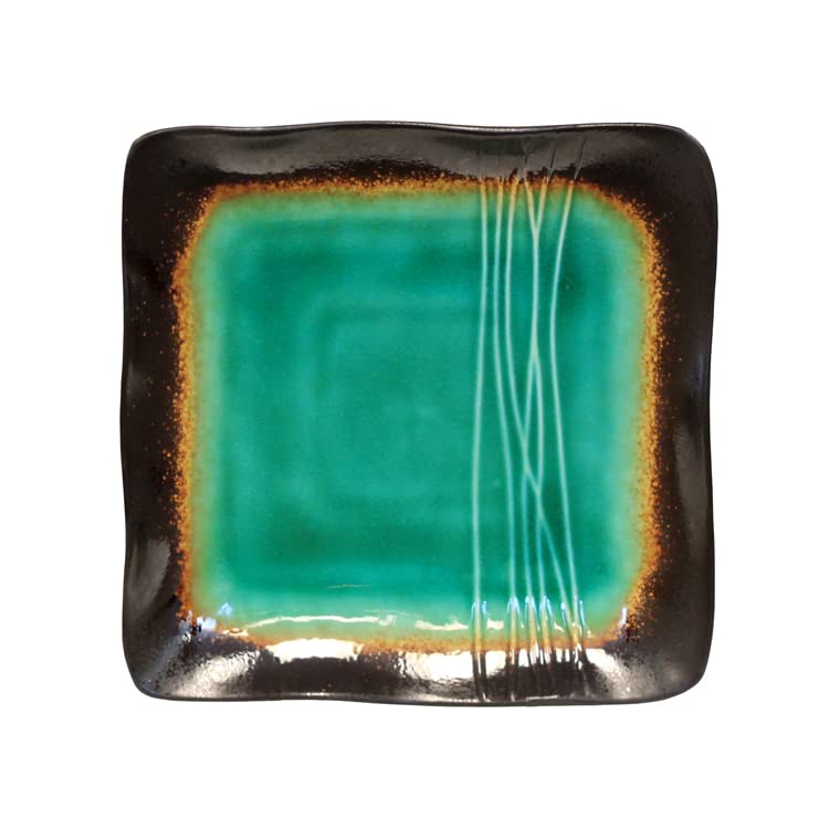 Baum-Essex - Dinnerware Sets, 16 Piece Dish Set for 4, Beautiful Home Decor includes Dinner Plates, Salad Plates, Bowls, and Mugs (Zen Quartz Jade)