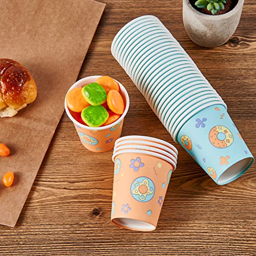 TV TOPVALUE 600 Pack 3 oz Paper Cups, Disposable Bathroom Cups, Small Mouthwash Cups, Snack Cups, Drinking Cups for Hot/Cold Beverages, Mini Paper Cups for Camping, Trips, Picnic