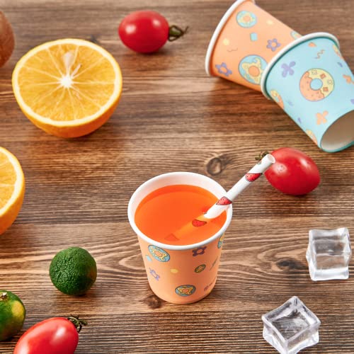 TV TOPVALUE 600 Pack 3 oz Paper Cups, Disposable Bathroom Cups, Small Mouthwash Cups, Snack Cups, Drinking Cups for Hot/Cold Beverages, Mini Paper Cups for Camping, Trips, Picnic