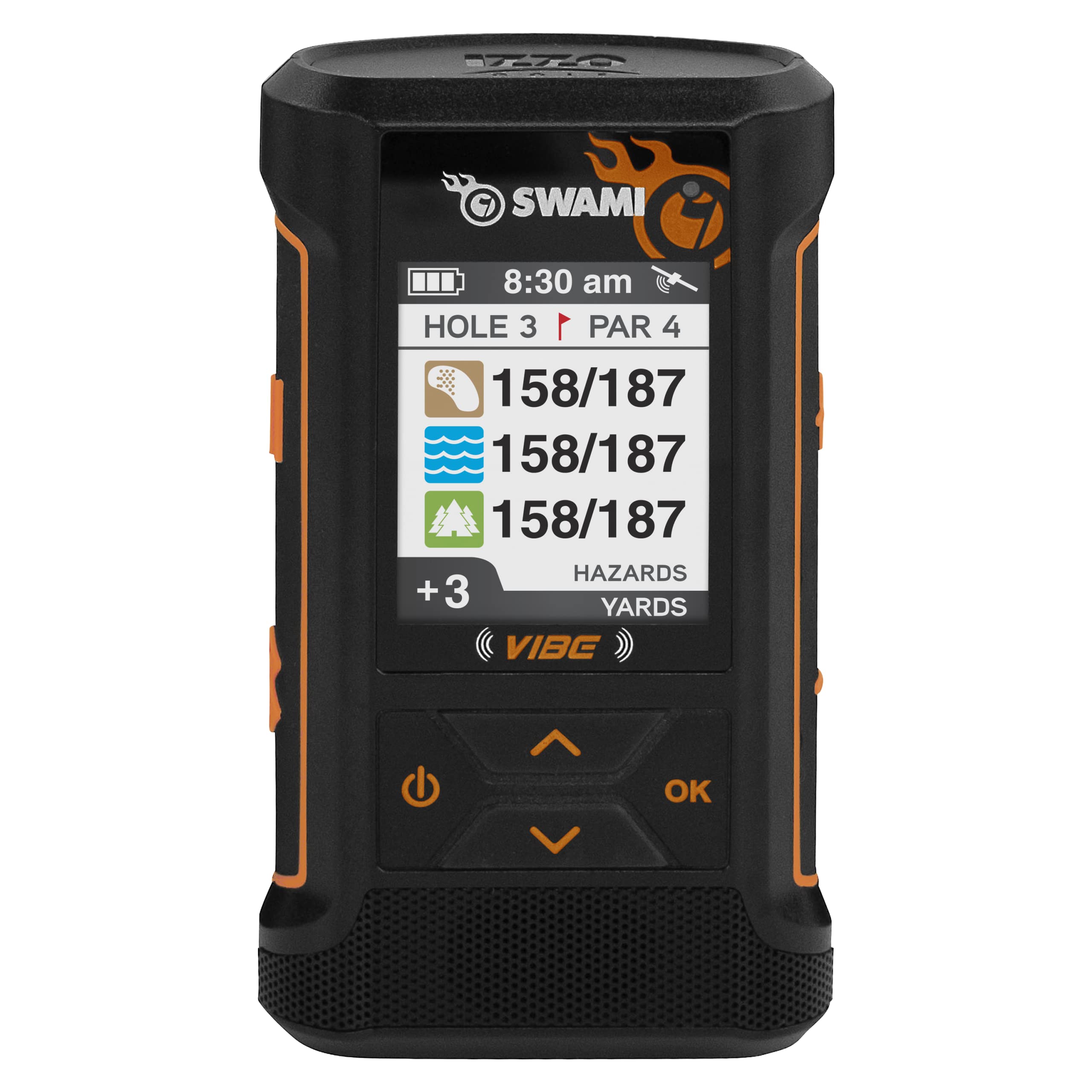 Swami Vibe Golf GPS - Golf GPS Bluetooth Speaker Combo,Lime