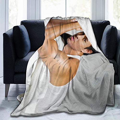 Peter E Nash Enrique Iglesias Blanket Flannel Throw Blanket Home Decoration Couch Sofa Bed Outdoor Throw Blankets 50"x40"