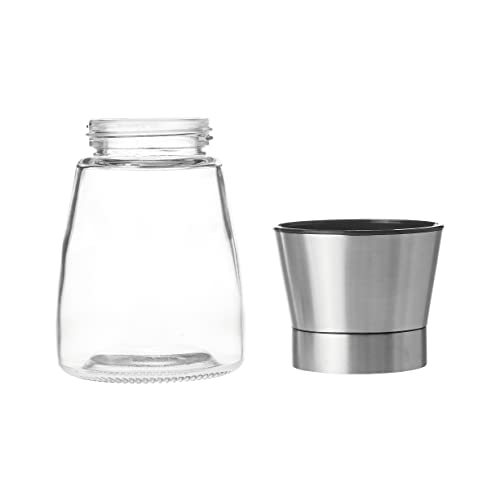 Amazon Basics Adjustable Salt and Pepper Grinders, 5.5oz capacity- Set of 2