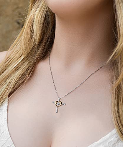 Useful Wife, I Wish That You Would Always See me for The Man I Really am, Your, Brilliant Cross Dancing Necklace for Wife from Husband