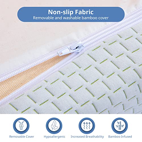 Twin Mattress, 6 inch Twin Size Memory Foam Mattresses in a Box Cooling Gel Mattress for Kids Bunk Trundle Bed Daybed, Medium Firm
