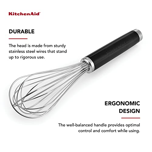 KitchenAid KE060OHOBA Classic Utility Whisk, One Size, Black 2