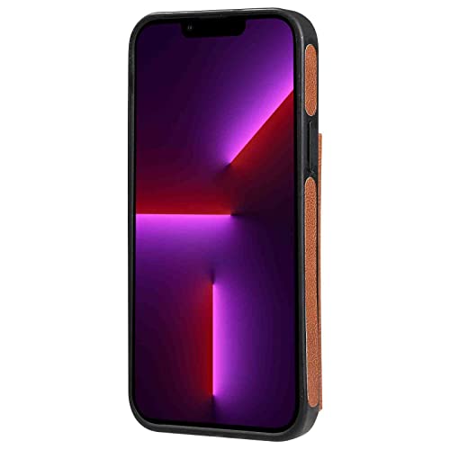 Fansipro Bumper Case Cover for Samsung Galaxy S9 Plus, Premium PU Leather Slim Fit Cover for Galaxy S9 Plus, 1 Card Slot, 1 Photo Frame Slot, Light Weight, Brown