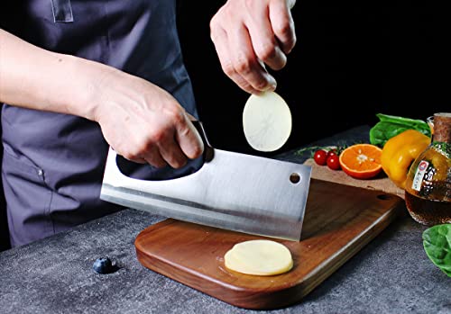 HIDAMOS Professional Chef Knife Super Sharp Effort Saving Kitchen Knives Stainless German Steel Cleaver for Meat/Vegetable