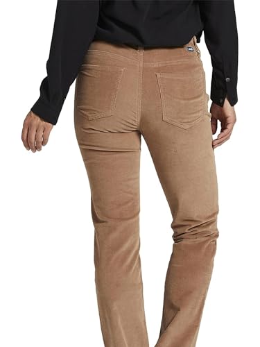 JAG Jeans Women's Ruby Mid Rise Straight Leg Pants, Beige, 14