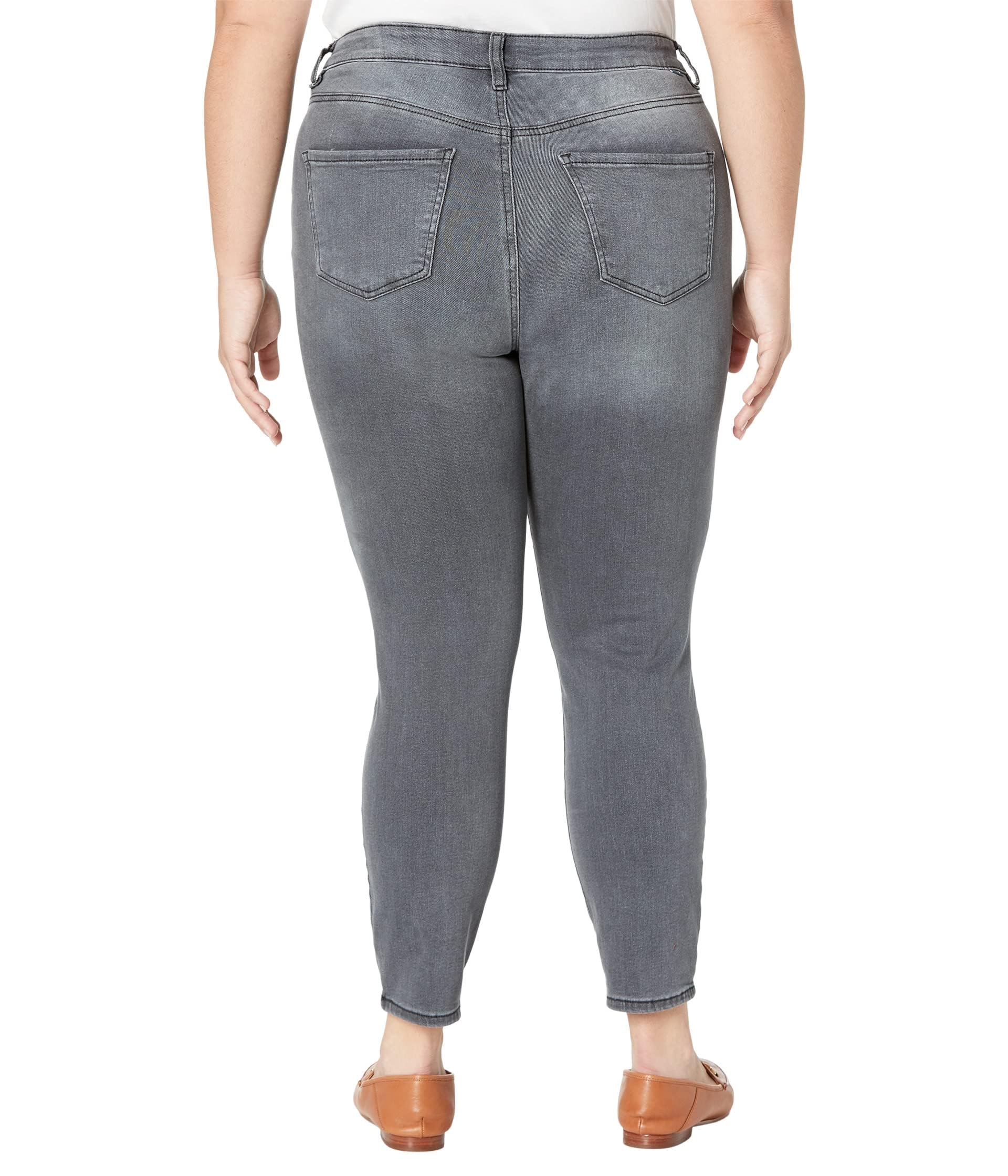 JAG Jeans Women's Size Viola High Rise Skinny Jeans, Columbia Grey, 22 Plus