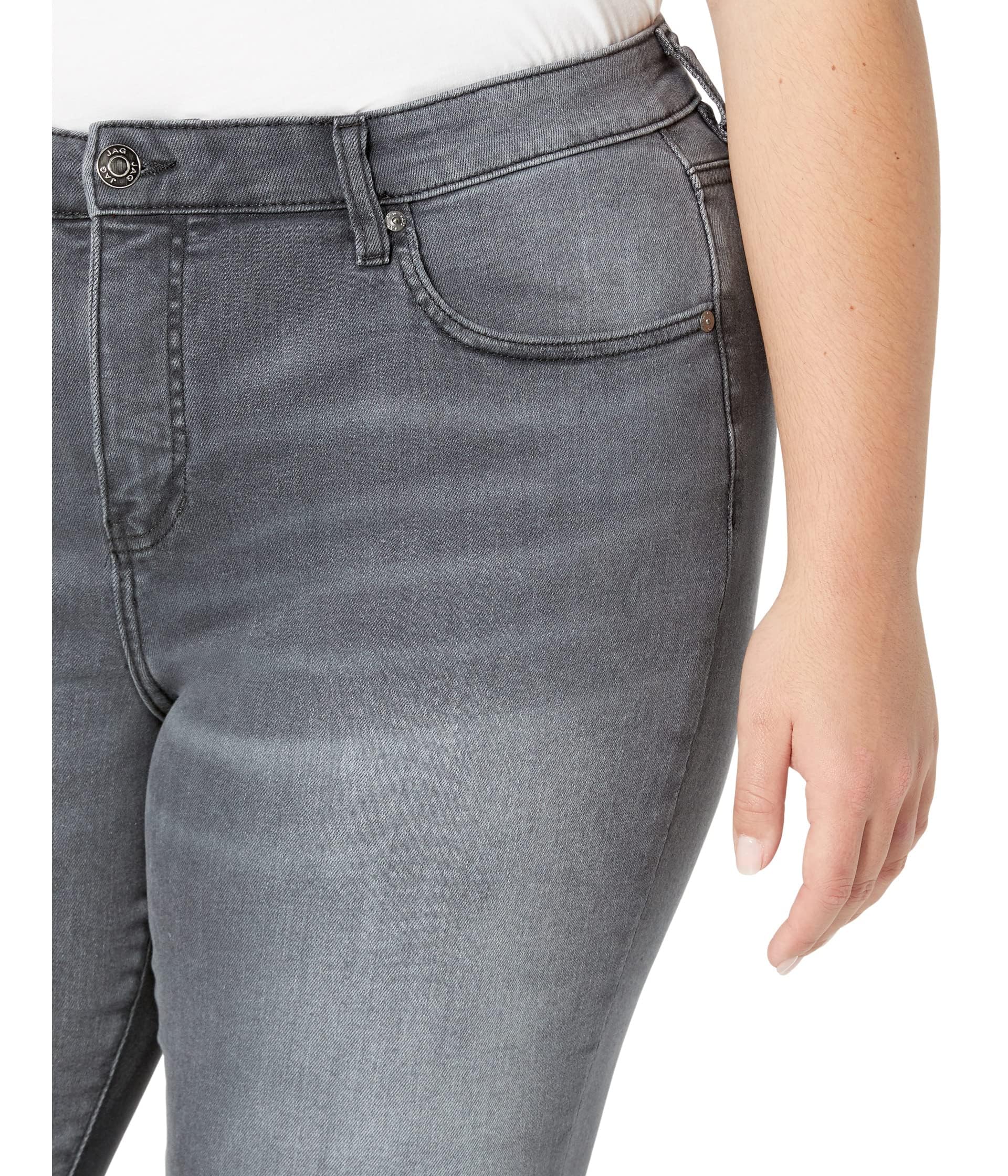 JAG Jeans Women's Size Viola High Rise Skinny Jeans, Columbia Grey, 22 Plus