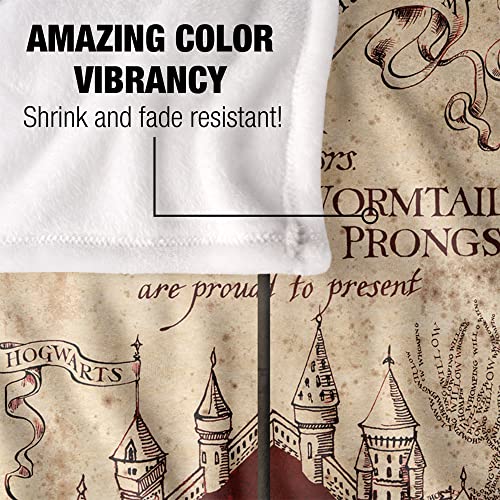Harry Potter Marauder's Map Officially Licensed Silky Touch Super Soft Throw Blanket 50" x 60"