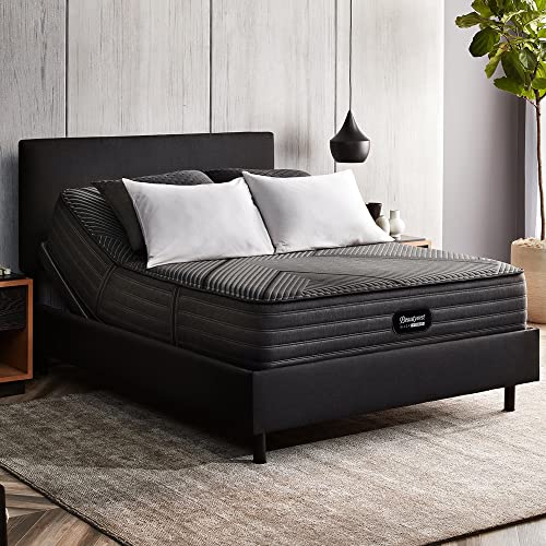 Beautyrest Black Hybrid LX-Class 13.5” Medium King Mattress, Cooling Technology, Supportive, CertiPUR-US, 100-Night Sleep Trial, 10-Year Limited Warranty