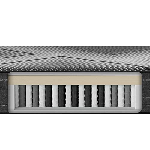Beautyrest Black Hybrid LX-Class 13.5” Medium King Mattress, Cooling Technology, Supportive, CertiPUR-US, 100-Night Sleep Trial, 10-Year Limited Warranty