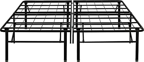 Boyd Sleep Bonus Base Metal Mattress Foundation, 18" Height, Black, California King