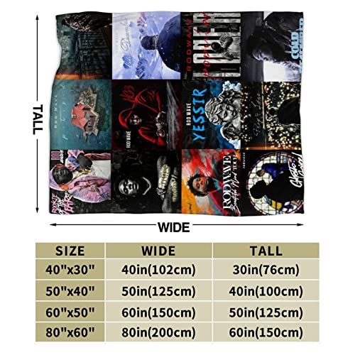 Idol 3D Print Throw Blanket Anti Pilling Flannel Fleece Throw Blanket Beach Blanket Picnic Blanket for Sofa,Office Bed Car Camp Couch 50"X40"
