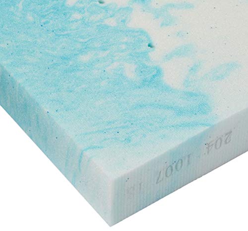 Linenspa 3 Inch Mattress Topper Queen - Gel Swirl Memory Foam Queen Mattress Topper – CertiPUR-US Certified - Queen Foam Pad