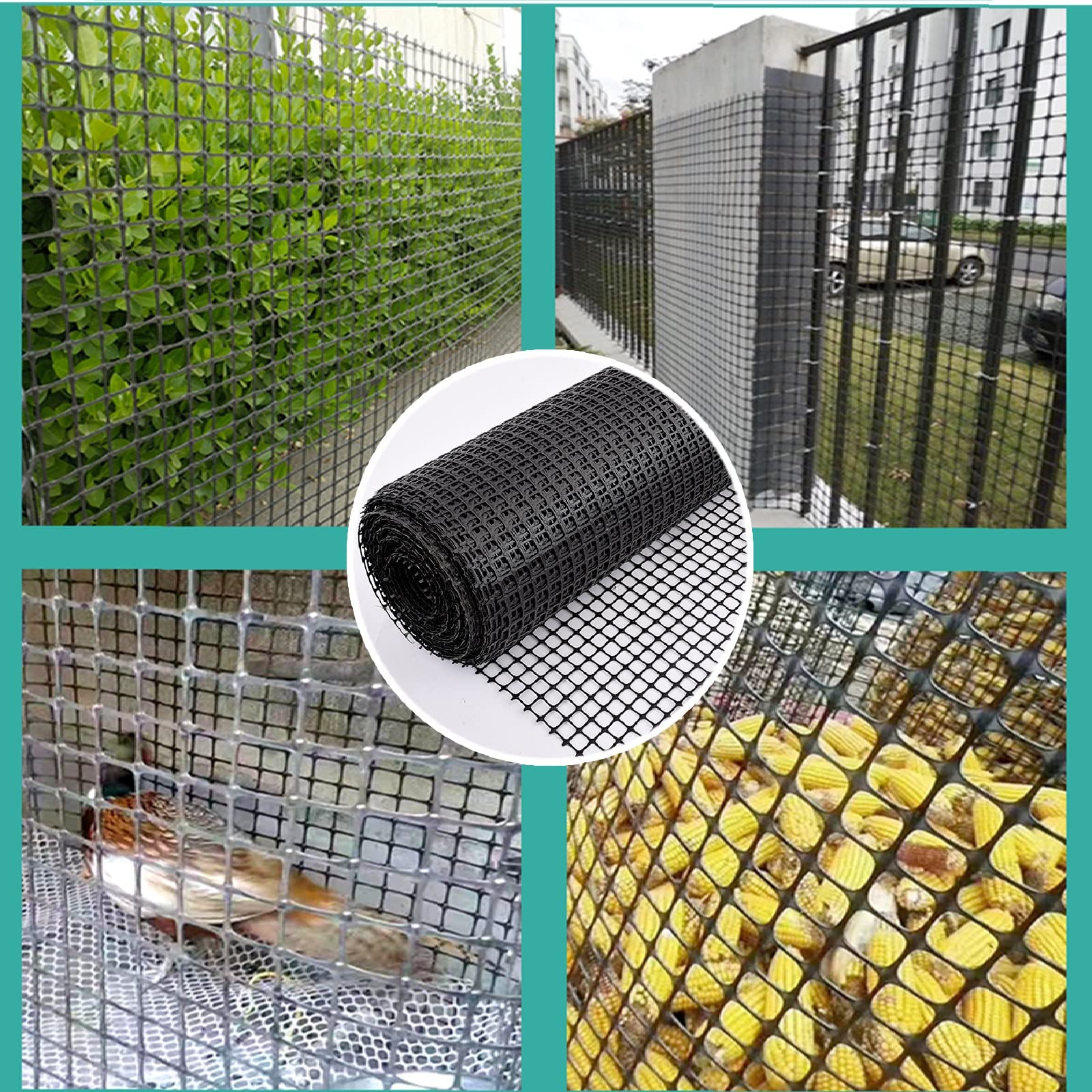 WDJBPSH Extra Long Garden Netting Fence, Multi-Purpose Backyard Lawn Safety Fencing, Large Temporary Barrier Chicken Wire Protection Yard (Color : H X L, Size : 1.2x30m/3.9ftx98.4ft)