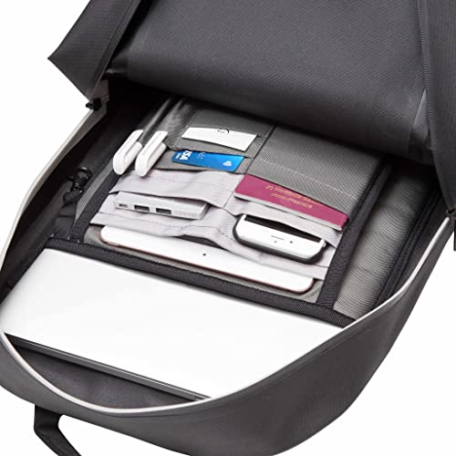 KNOMO Harpsden 15" Waterproof Laptop Business Backpack Lightweight Computer Dry Bag Waterproof Zipper Black