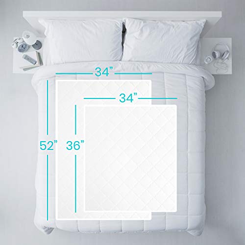 Vive Bed Pads for Incontinence Washable, Bed Wetting Protection for Adults & Elderly - Waterproof Reusable Underpads for Women, Men, Kids, Pets (34" x 36", 1.00)