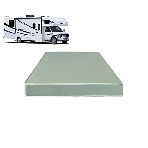 Greaton, 4-Inch High-Density Cooling Gel Memory Foam Vinyl RV Mattress Replacement, Medium Firm, Good for Trailers, Camper Vans, Sofa Bed and Other Furniture Application, 72" x 30", White