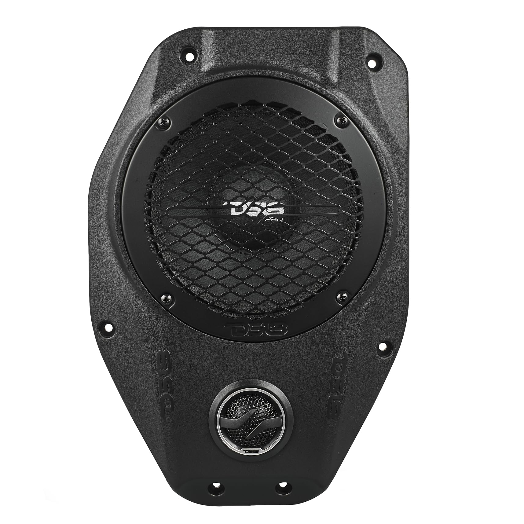 DS18 JL-SB6 Sound Bar Enclosure Upgrade with 6.5" Neodymium Mid-Range and Tweeter Compatible with Jeep Wrangler JL/JLU | Gladiator JT Models 2018-2023 Left and Right Speakers (Pair)