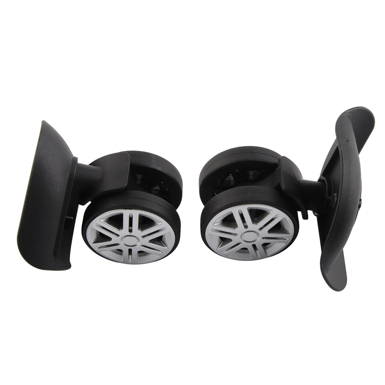 Luggage Wheels Replacement, 1 Pair Suitcase Wheels Replacement,Mute Swivel Replacement Wheels for Luggage,Spinner Luggage Replacement Wheels with 10 Screws Suitcase Accessory Wheel Width 1.2cm/0.5in