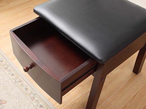 Proman Products Manhatten Chair Valet VL36654 with Drawer, Hanger, Trouser Bar and Tie & Belt Bar, 19" W x 24" D x 43" H, Dark Walnut
