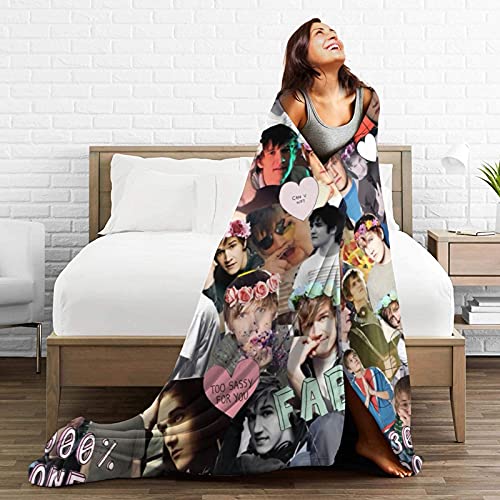 Blanket Bo Burnham Soft Warm Fluffy Lightweight Blanket for Throws Blankets All Season for Bedroom Living Room (50"x40")