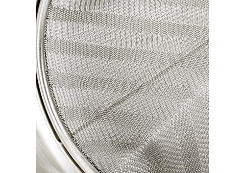 Winco CCB-8R Stainless Steel Reinforced Bouillon Strainer, 8 inch - 1 Each.