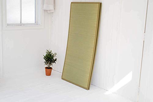 BJDesign Japanese Traditional Igusa (Rush Grass) Tatami Floor MattressTatami mat, Twin XL. Made in Japan