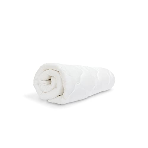 ExceptionalSheets Bamboo Mattress Pad | Extra Plush Rayon from Bamboo Cooling Topper for Restful Sleep | Thick Pillowtop Mattress Pad Cover with Fitted Skirt - Queen