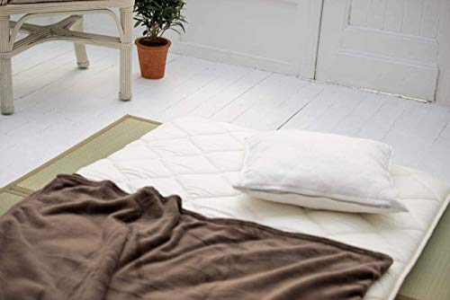 BJDesign Japanese Traditional Igusa (Rush Grass) Tatami Floor MattressTatami mat, Twin XL. Made in Japan
