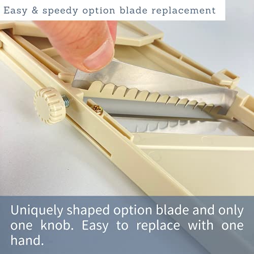 SOONEAR Mandoline Slicer for Vegetable, Fruit [Made in Japan] Kitchen Peelers Japanese Stainless Steel Blade