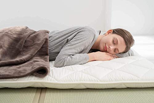 BJDesign Japanese Traditional Igusa (Rush Grass) Tatami Floor MattressTatami mat, Twin XL. Made in Japan