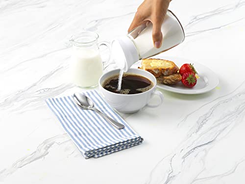 Goodcook Glass Sugar Dispenser Kitchenware, 12 oz, Clear/White