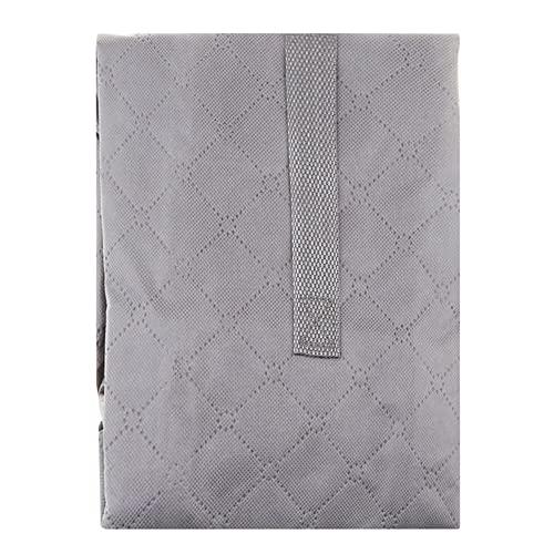Missouri Star Blanket Storage Bag for Quilts Queen Size | Foldable Bedding Storage Bags with Zipper Clear Window | Large Fabric Tote with Handle for Underbed Storage