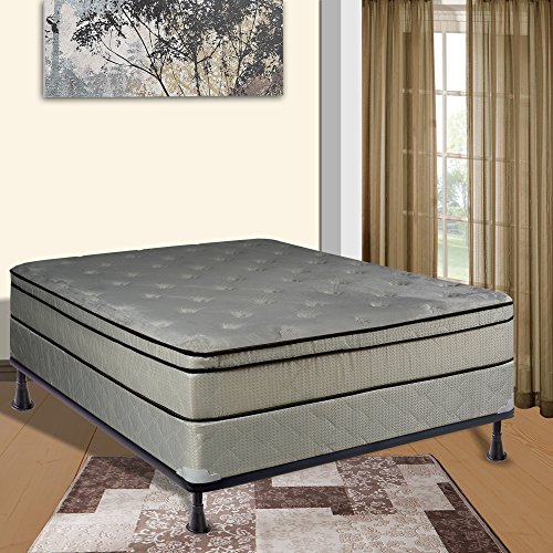 Continental Sleep Victoria King Mattress With 11" Euro Top Orthopedic Mattress- Cozy Teddy Bear Fabric