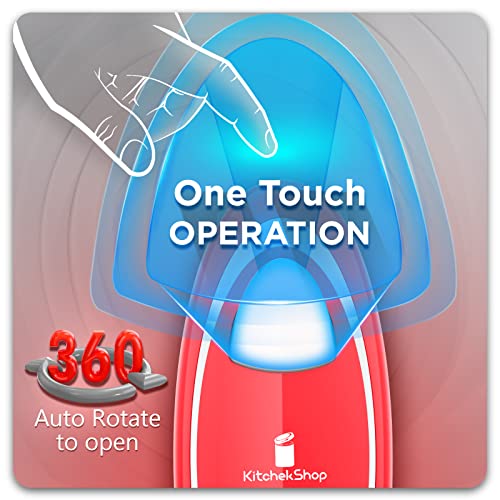 Stronger Torque Electric Automatic Hands Free Jar Opener for Weak Hands and Seniors with Arthritis, Powerful Bottle Lid Opener for Home Kitchen, Easy One Touch Jar Opener Works on All Jar Sizes