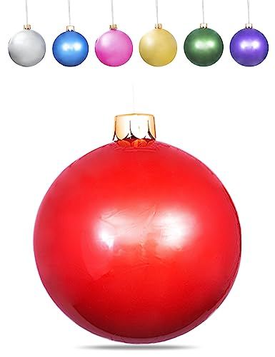 Inflatable Oversized Ornaments Jumbo Christmas Balls 15" 18" 25" or 30" inches Holiday Decorations Indoor Outdoor