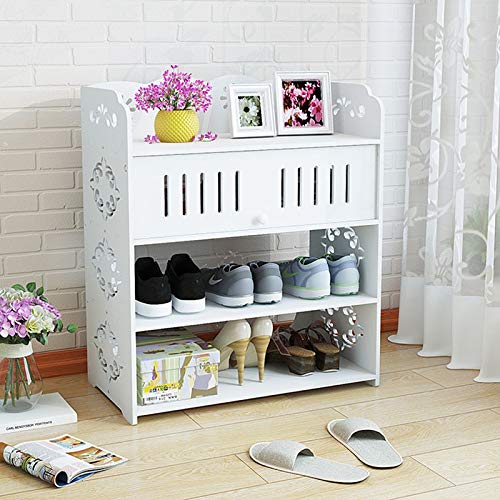 TFIIEXFL Shoe Rack Simple Multi-Layer Dust-Proof Shoe Cabinet Large Capacity Shoes Storage Shelf Organizer for Shoes (Size : Style3)