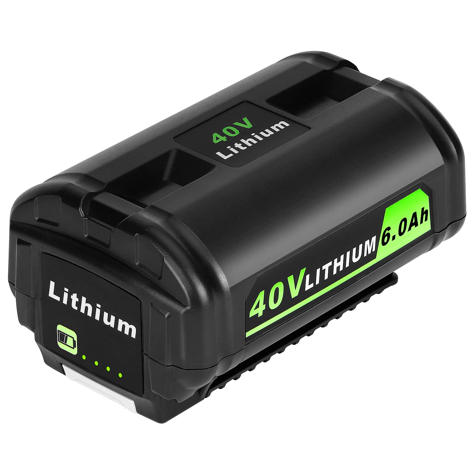 HUSUE 40V 6.0Ah Replacement Battery for Ryobi 40V Battery, Li-ion Battery Compatible with Ryobi 40V OP4015 OP40201 OP40261 OP40301 OP40401 OP40601 OP4026 OP4060 OP4026A Cordless Power Tools Battery
