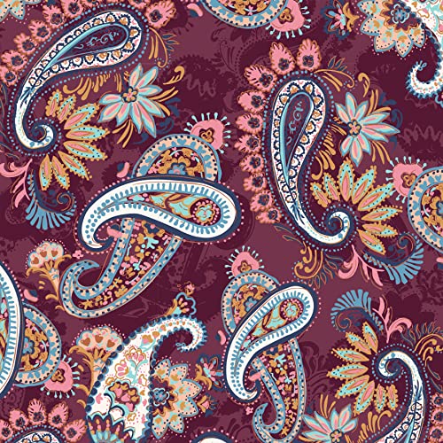 Vera Bradley Women's Cotton Grand Hanging Travel Organizer, Paisley Jamboree - Recycled Cotton, One Size