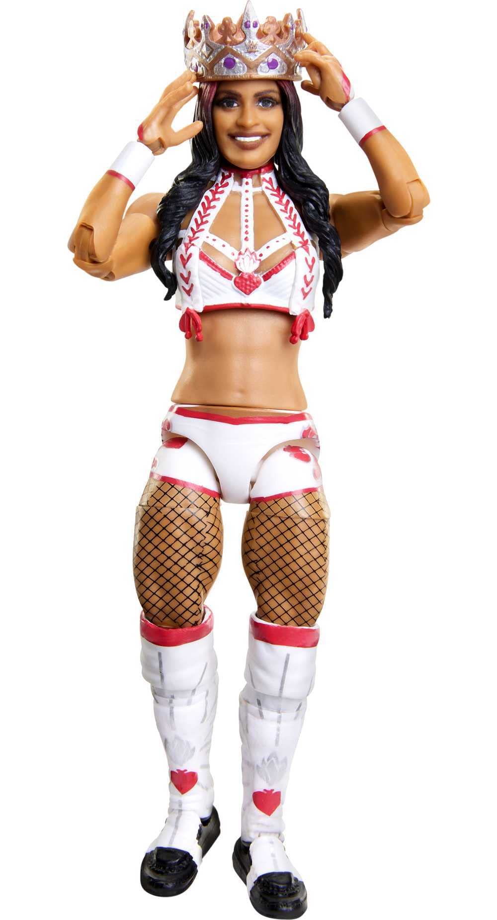 Mattel WWE Elite Collection Action Figure & Accessories, Series #99 Queen Zelina 6-inch Collectible with 25 Articulation Points & Swappable Hands