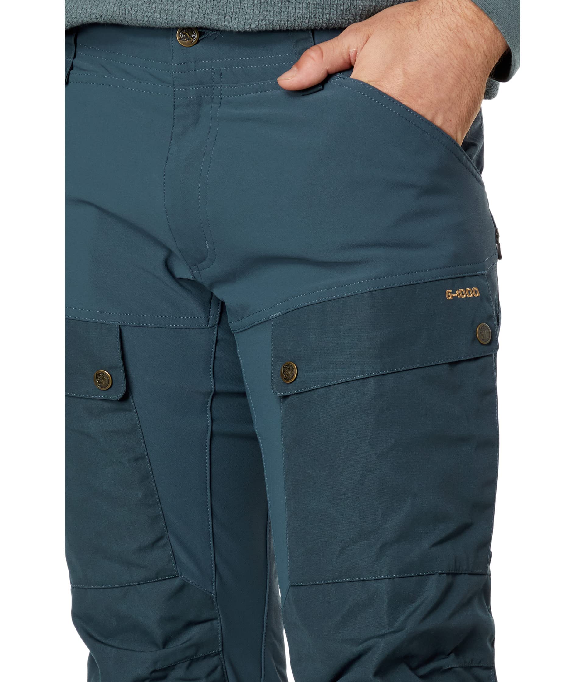 Fjällräven Keb Trousers Mountain Blue/Mountain Blue 50 (US Mens 33-34) L
